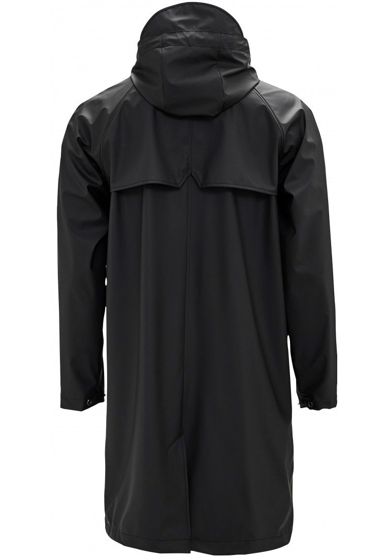 Schwarze Regenjacke Coat von Rains - Regenwarenhaus Regenjacken